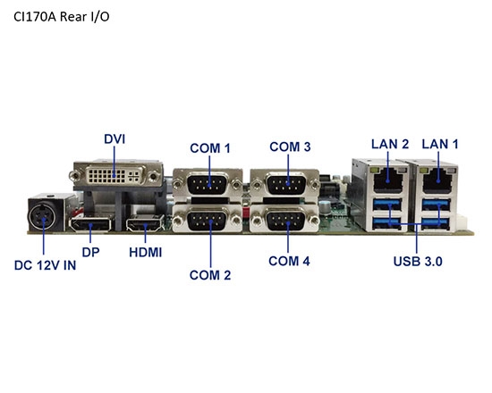 Products - Embedded IPC Board - CI170A - LEX SYSTEM