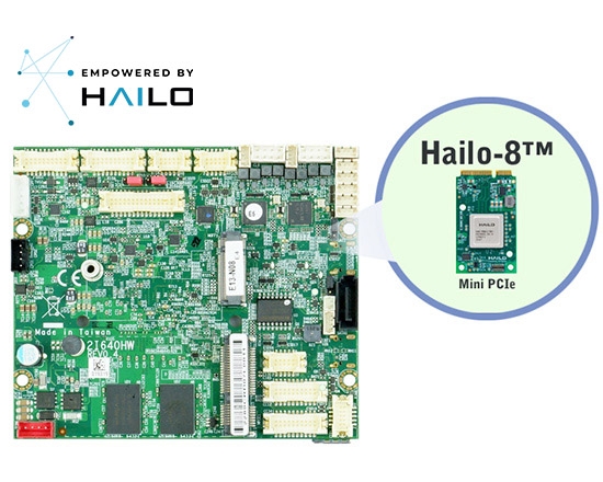 Products - 嵌入式工業電腦主機板 - 2I640HW + Hailo-8™ AI module - LEX SYSTEM